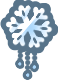 Snowflake Pin - Common Item | Bongo Cat